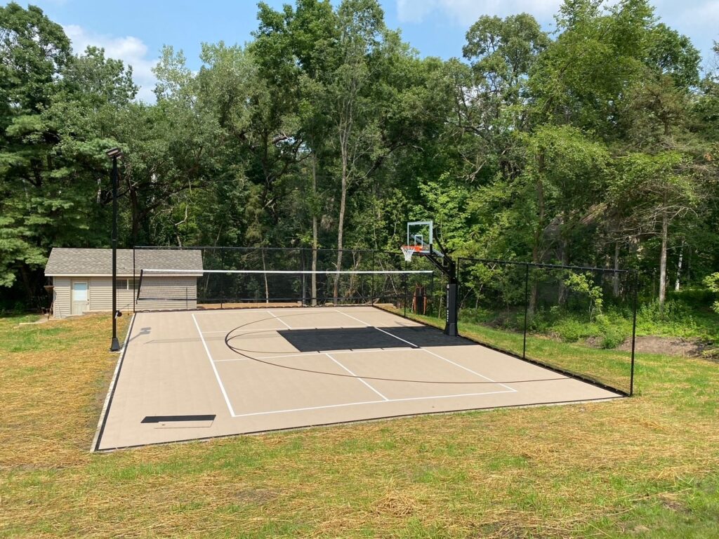 Outdoor Basketball Courts | Game Courts | Millz House | SnapSports MN
