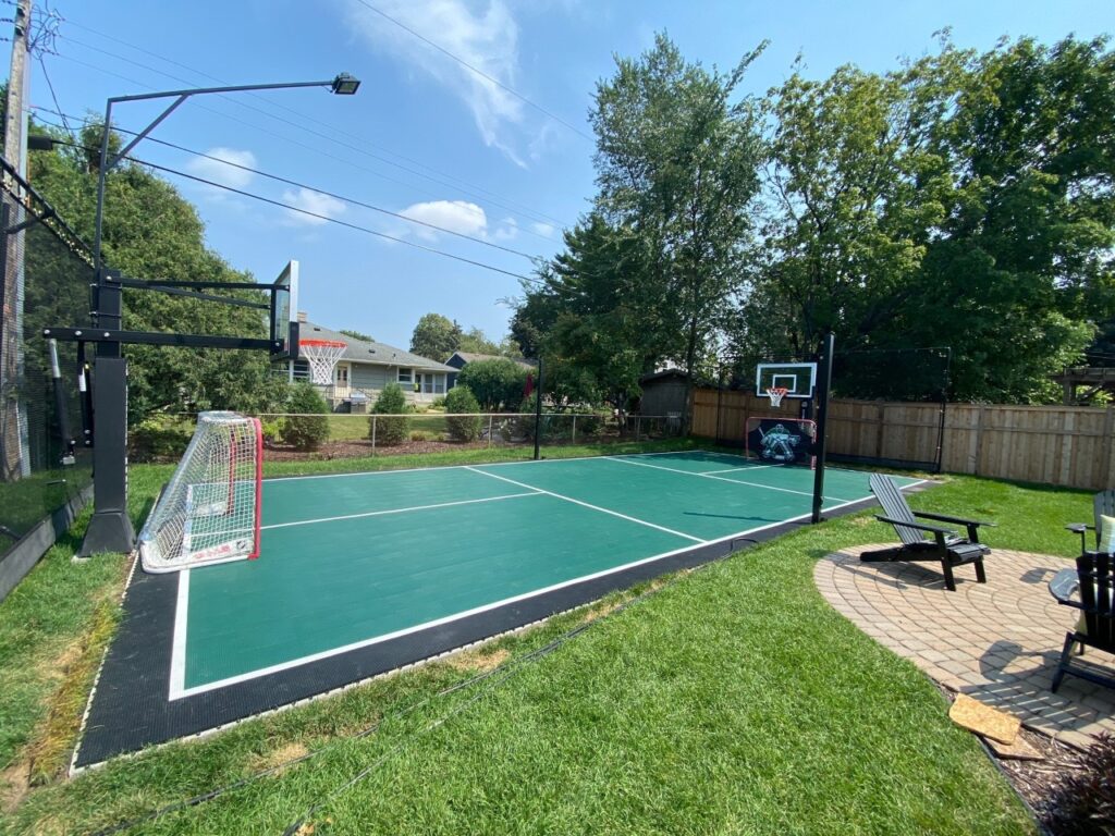 Outdoor Basketball Courts | Game Courts | Millz House | SnapSports MN